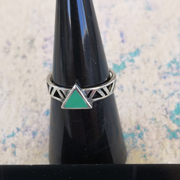 Triangle Ring - Etsy UK