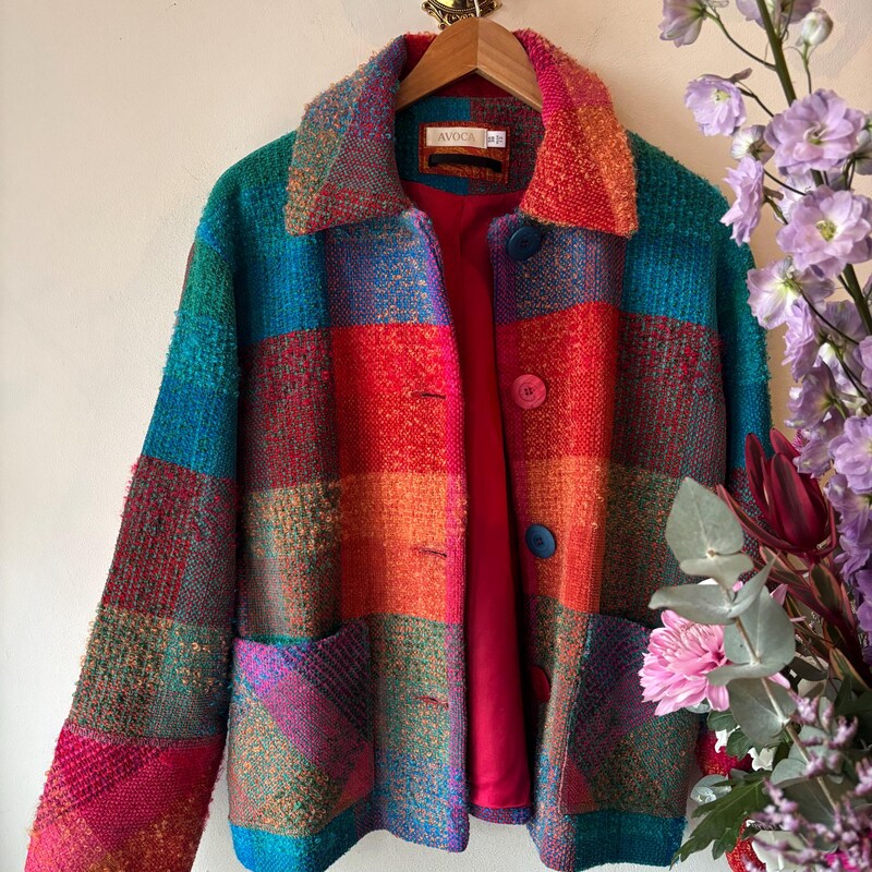Rainbow Coat - Etsy