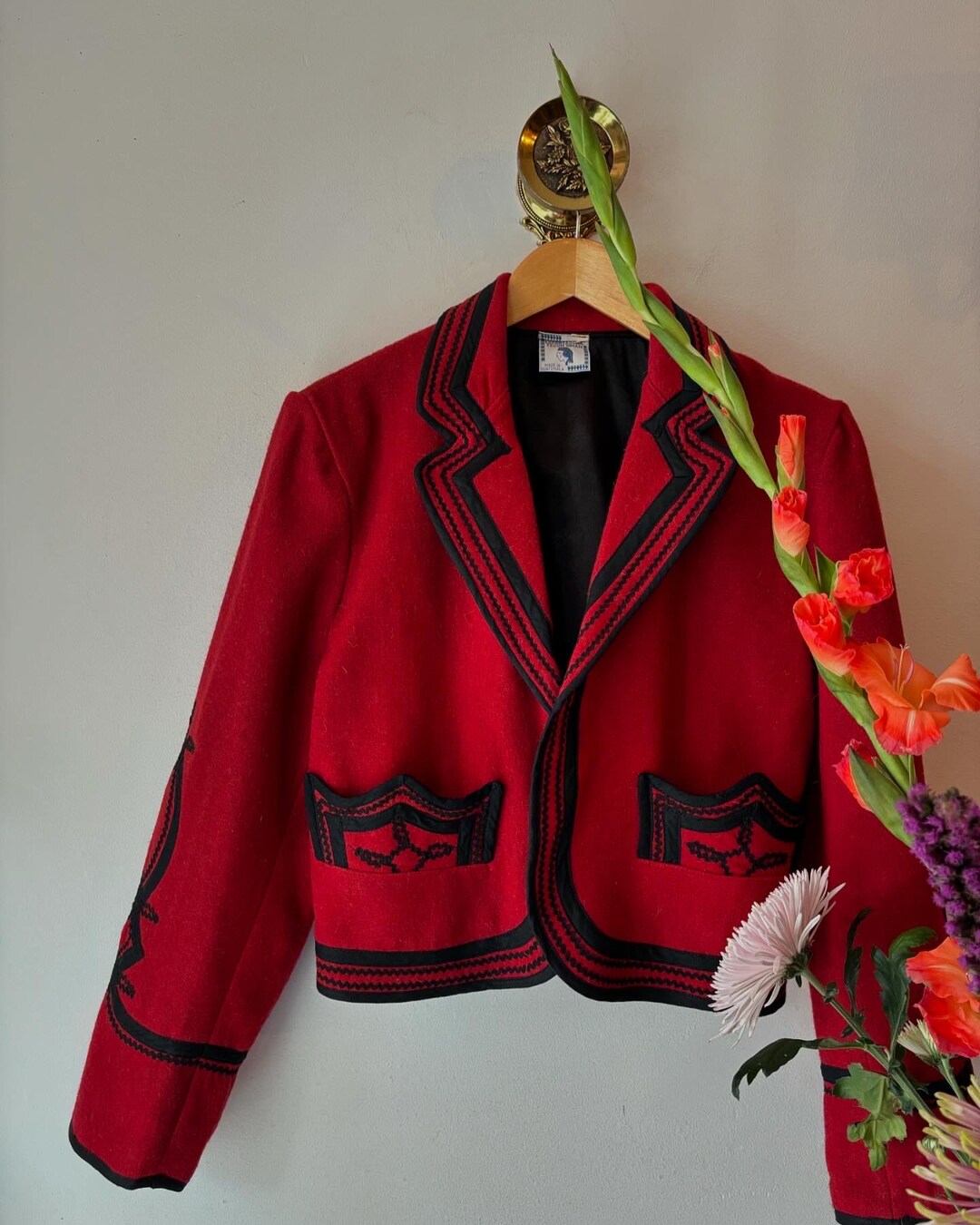 Vintage 70s Guatemala Embroidered Jacket - Etsy