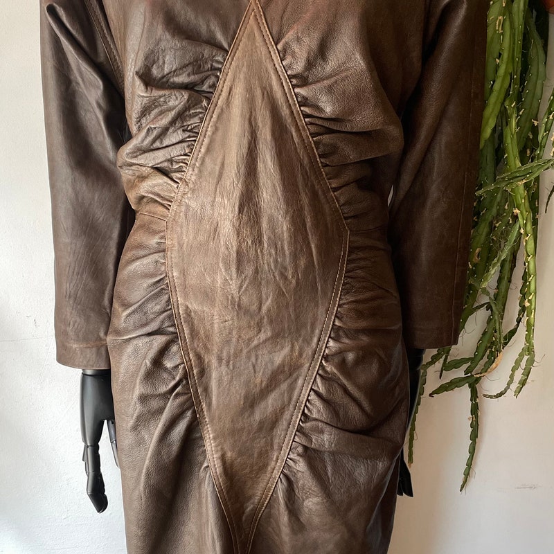 Leather Dress - Etsy