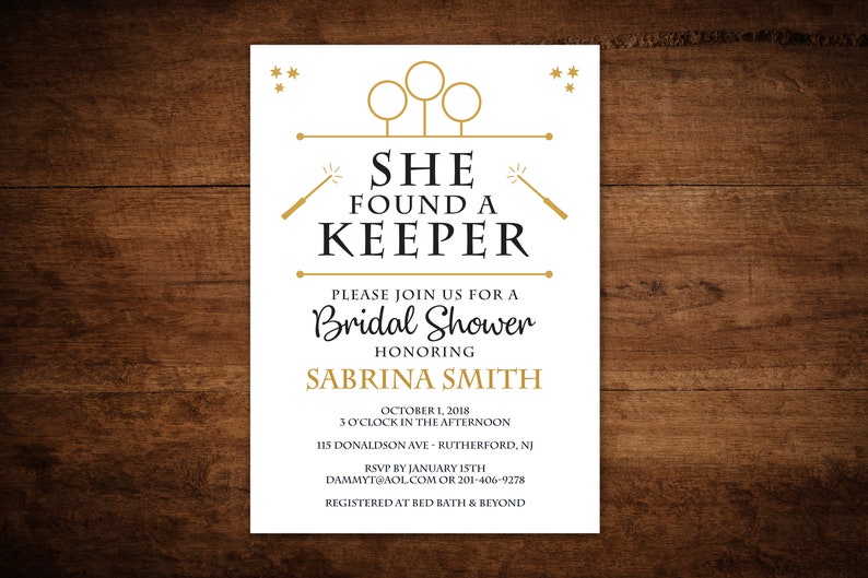 Magical Bridal Shower DIY Printable Invitation Instant | Etsy