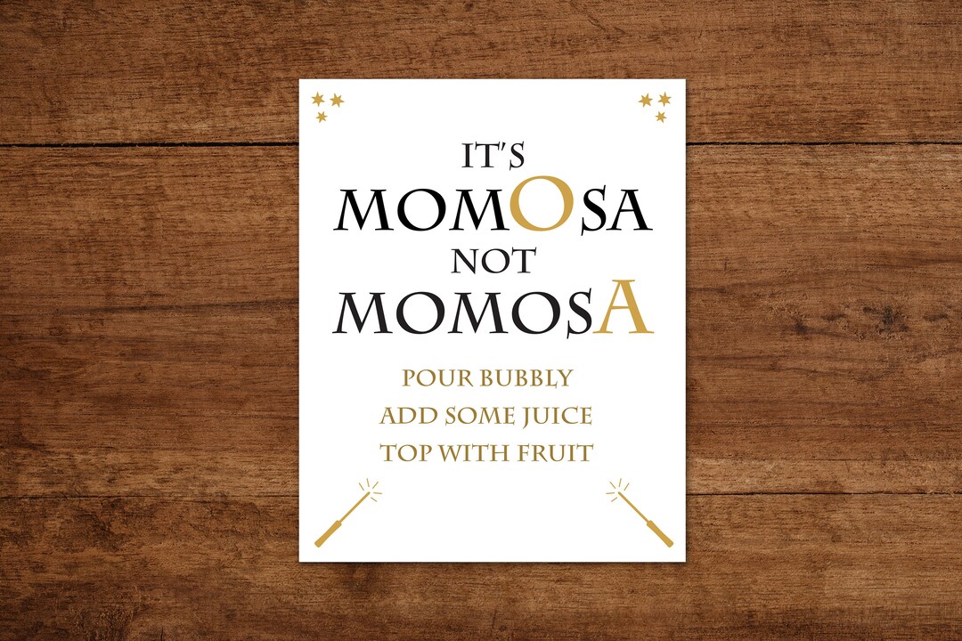Magical BABY Shower DIY Printable Momosa Instant Download - Etsy