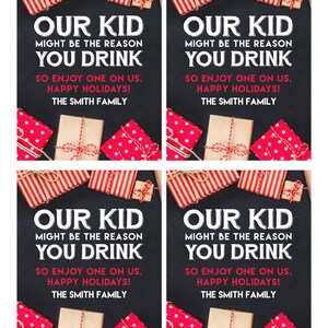 Teacher Gift Our Child Might Be the Reason You Drink DIY Printable Wine ...