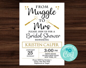 Magical Bridal Shower Game DIY Printable Instant Download - Etsy