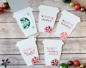 Coffee Gift Card Holder | Etsy