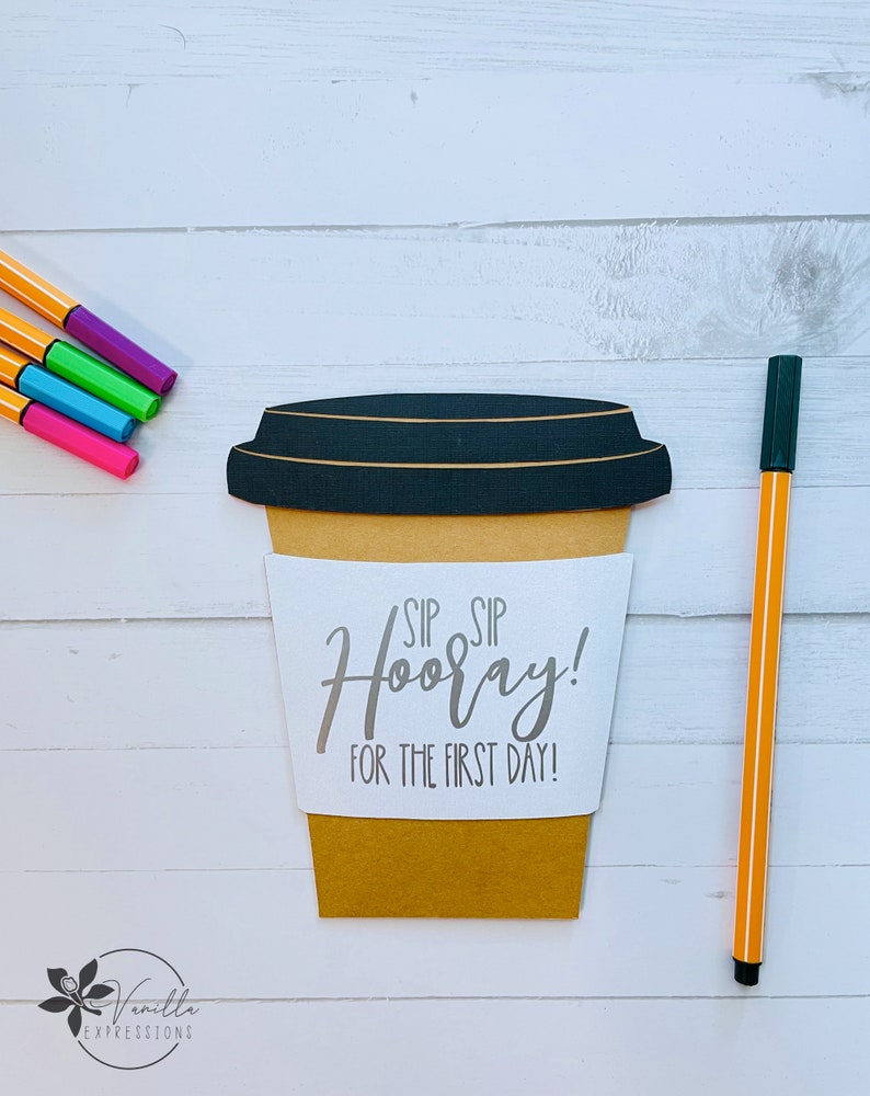 Teacher Back to School Gift Coffee Gift Card Holder - Etsy