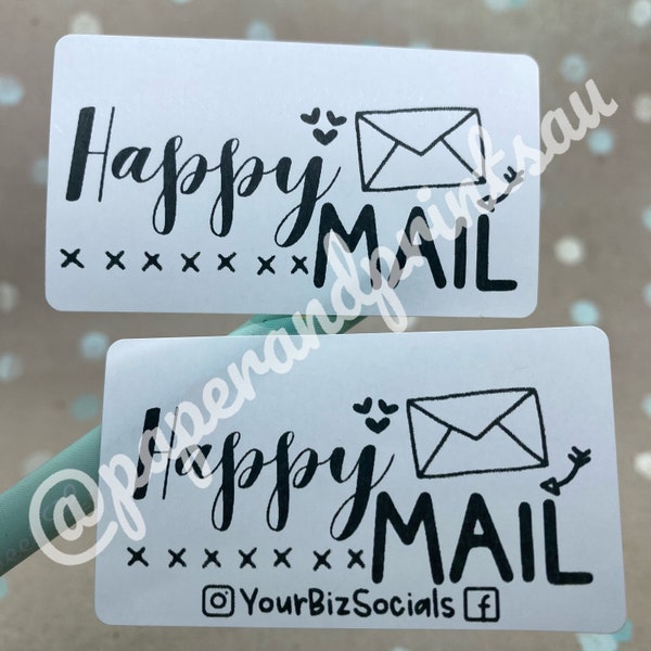 Happy Mail Stickers - Etsy