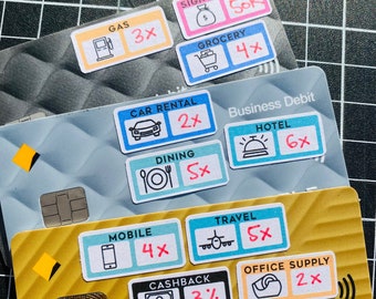 Credit Card Points Sticker - Etsy