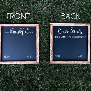 Thankful Chalkboard | I Am Thankful for | Holiday Chalkboard ...