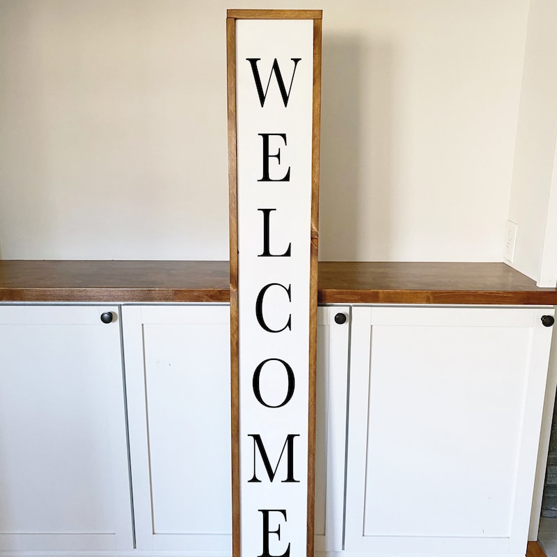 Wooden Welcome Sign - Etsy