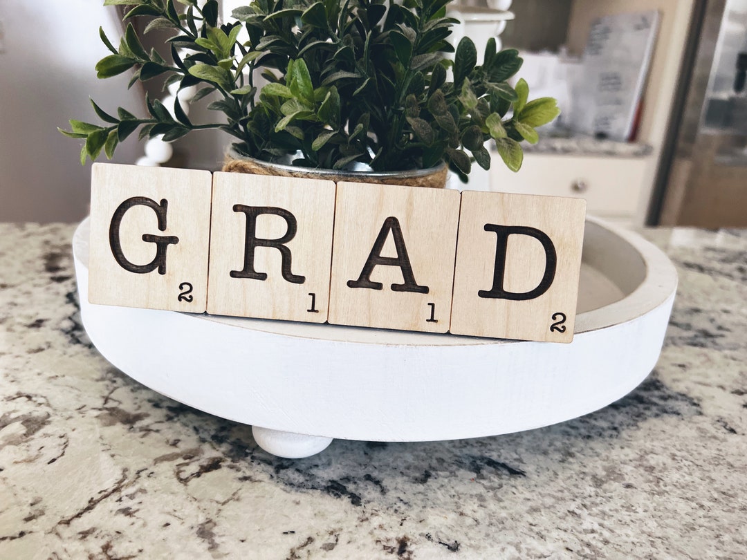 Graduation Centerpiece Custom |tiered Tray Decor | 3D Laser Cut Wood ...