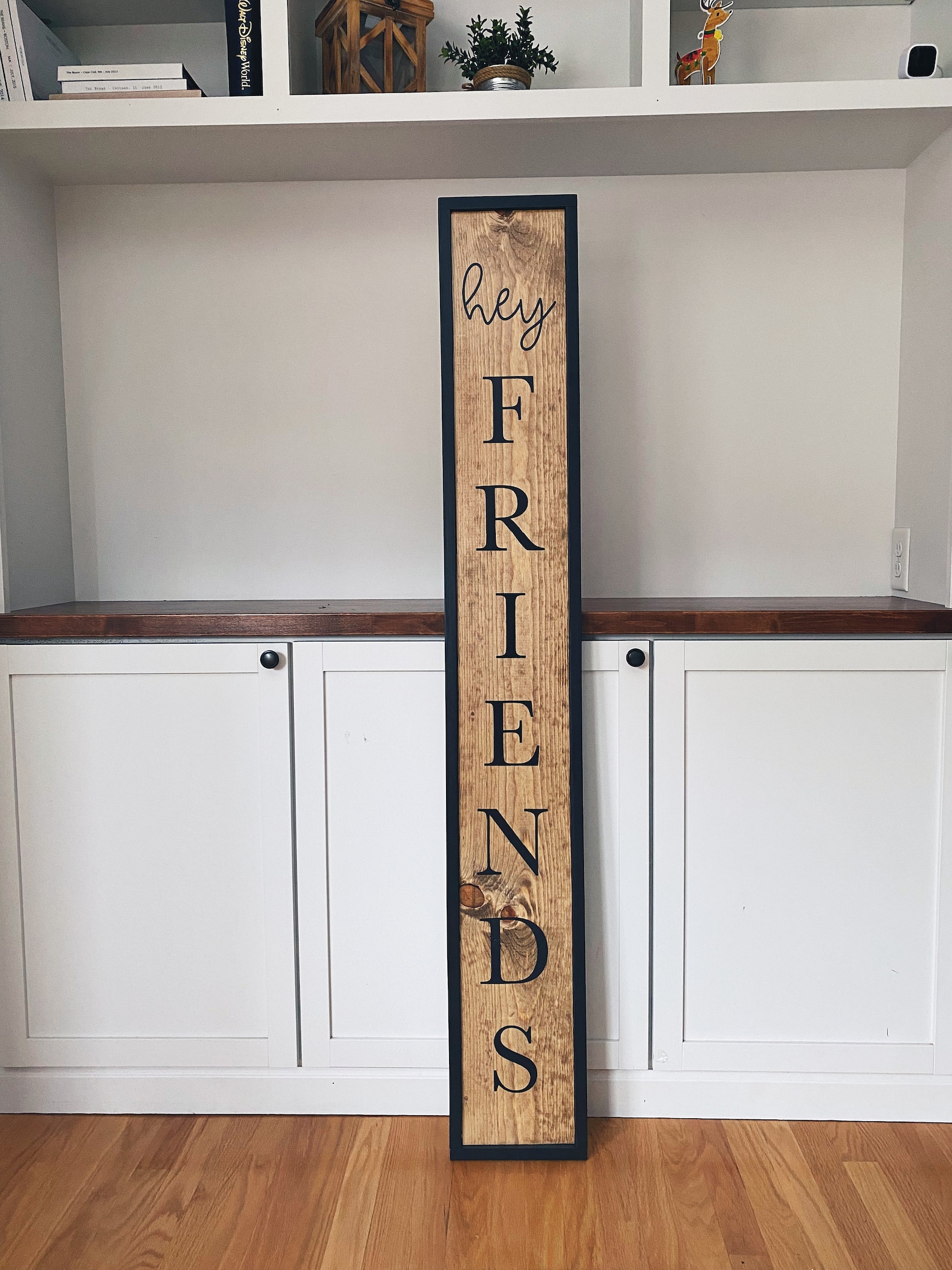 Framed Vertical Welcome Front Porch Sign Entryway Sign - Etsy