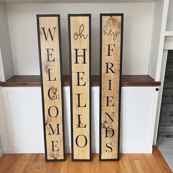 Tall Porch Sign - Etsy