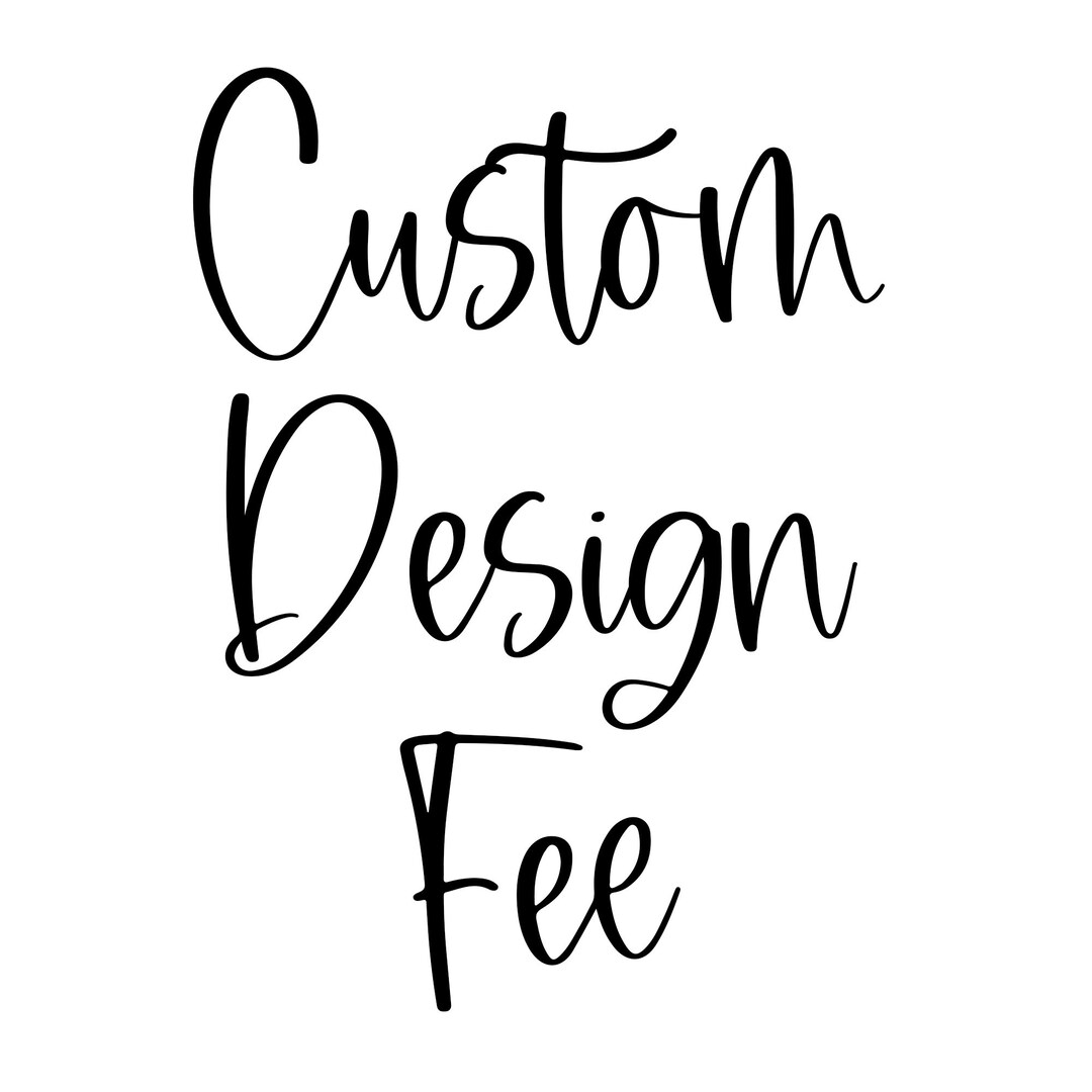 This is a Custom Design Fee. Only Order It If I Tell You to :). - Etsy