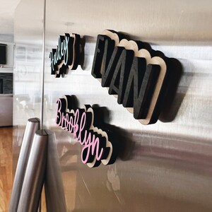 Personalized Kids Name Refrigerator Magnet | Strong Custom Fridge ...