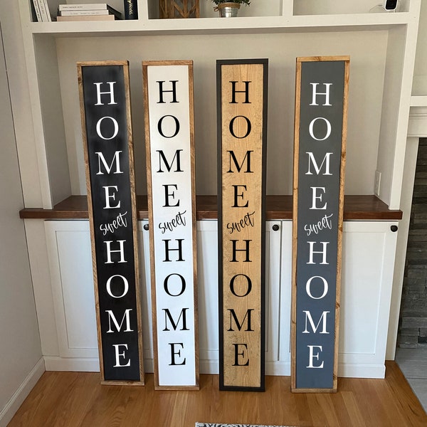 Front Porch Home Tall Sign - Etsy