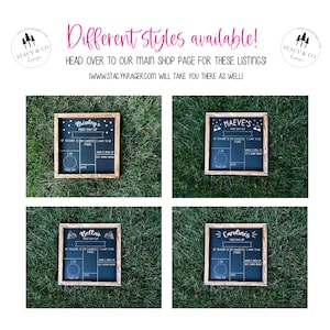 Last Day of School Chalkboard Personalized Framed Double Sided First ...