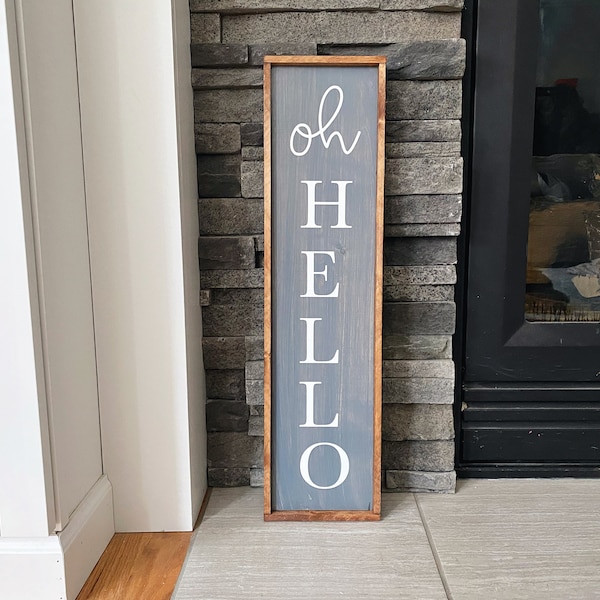 Oh Hello Sign - Etsy