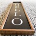 Black Oh Hello Small Welcome Sign Entryway Spring Decor - Etsy