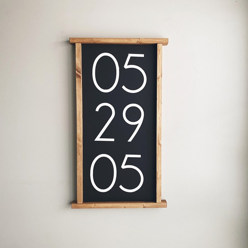 Wedding Date Sign - Etsy