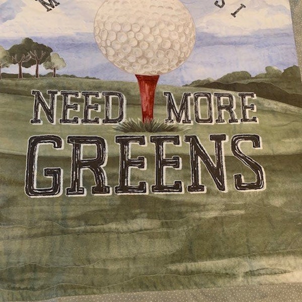 Golf Quilt Panels - Etsy