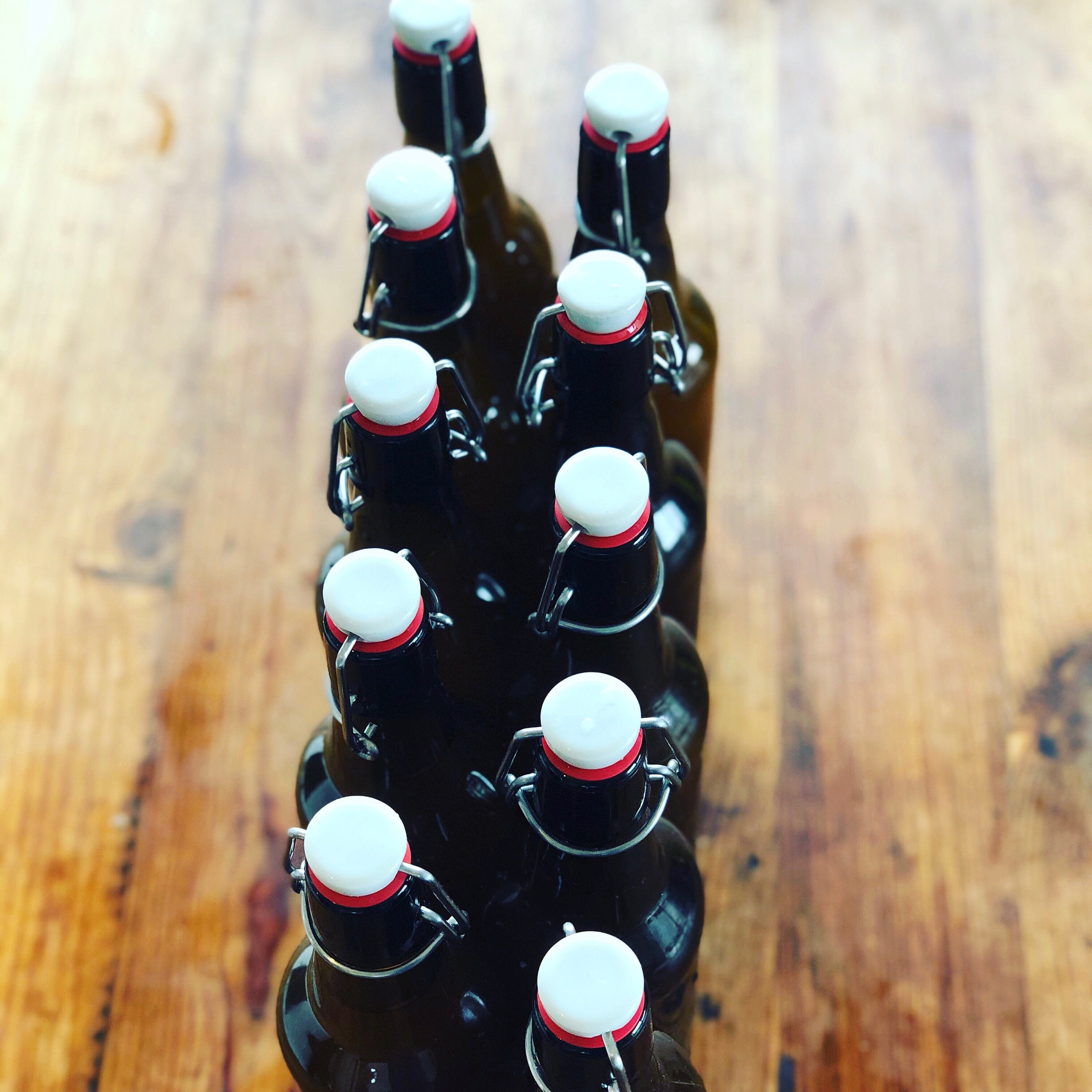 Beer Home Brew Glass Bottle Set Etsy