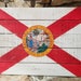 Reclaimed Wood State of Florida Flag - Medium - Etsy