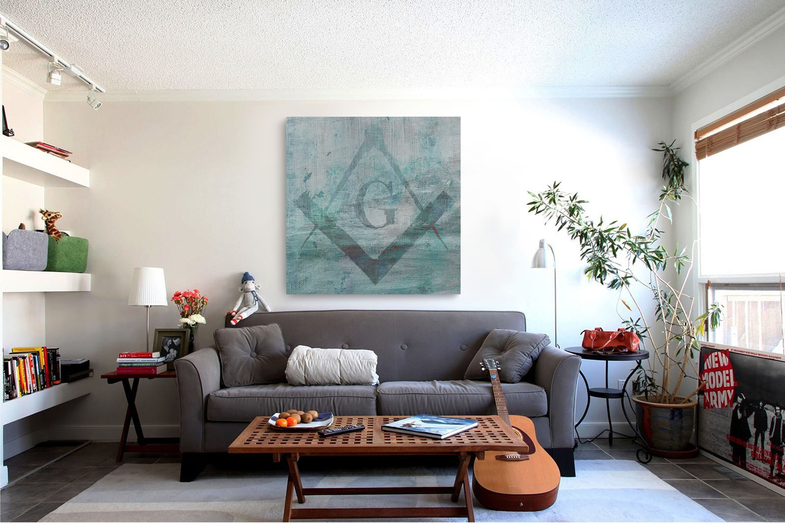 Masonic Symbol Painting, Masonic Art, Masonic Lodge Painting, Art ...