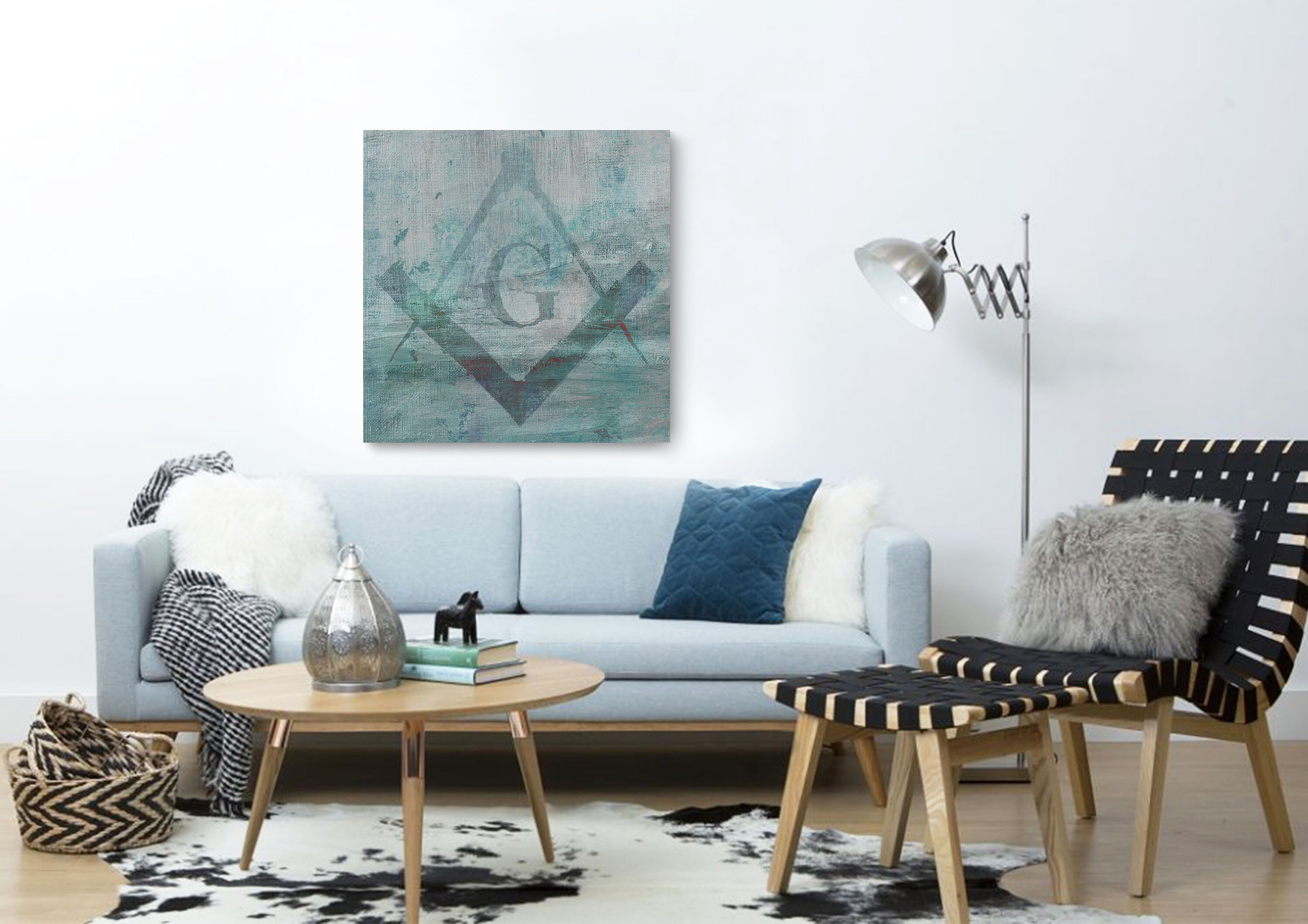 Masonic Symbol Painting, Masonic Art, Masonic Lodge Painting, Art ...