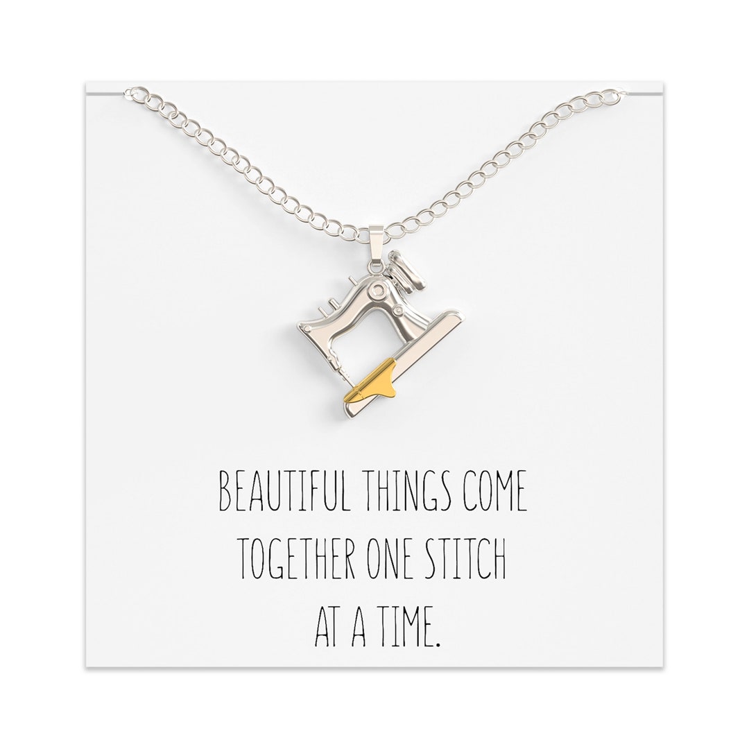 Sewing Machine Necklace--grandma Gift, Crafter Gift - Etsy