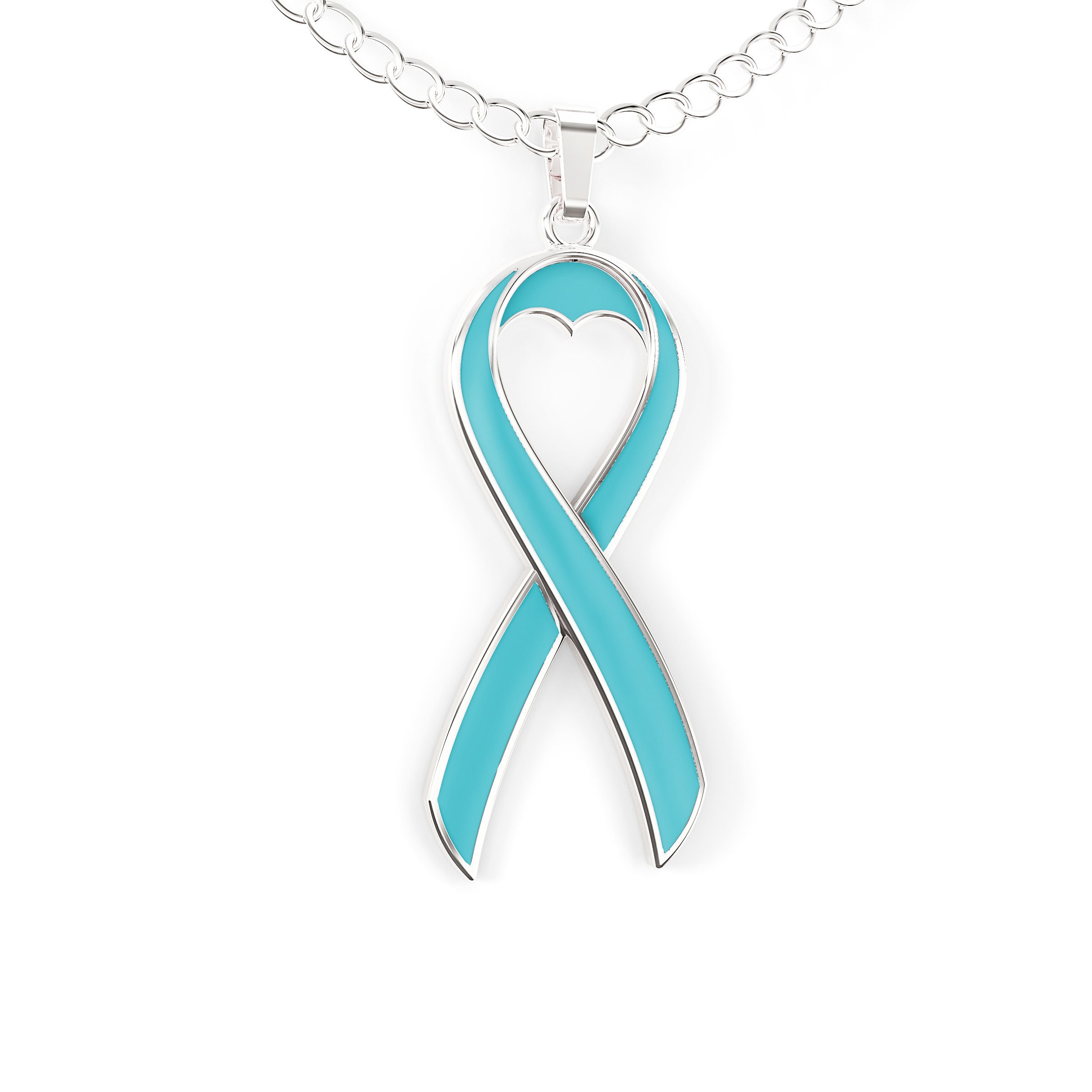 Ovarian Cancer Awareness Month Teal Engravable Inspirational Cancer ...