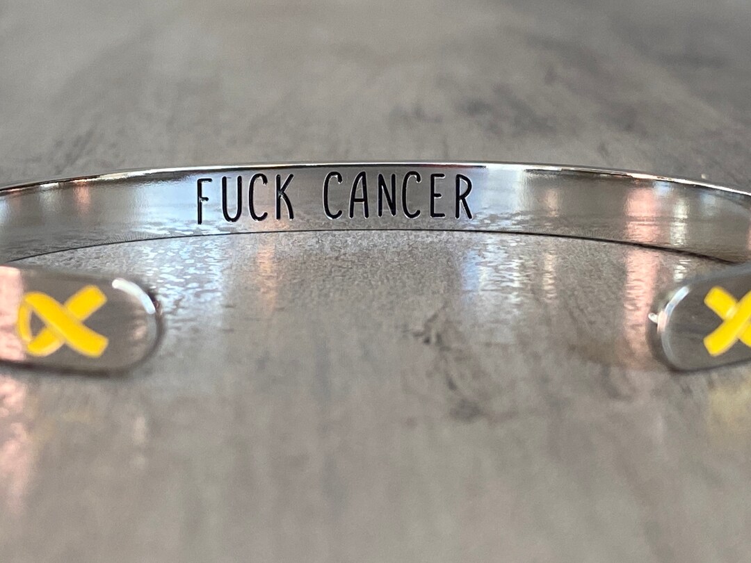Sarcoma Bone Cancer Awareness Bracelet Yellow Ribbon, funk Cancer Gift ...