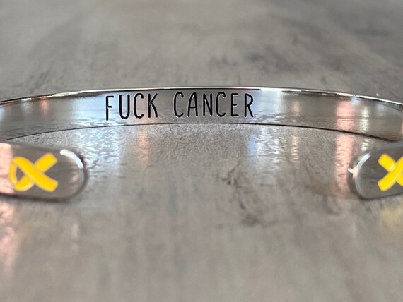Sarcoma Bone Cancer Awareness Bracelet Yellow Ribbon Funk | Etsy