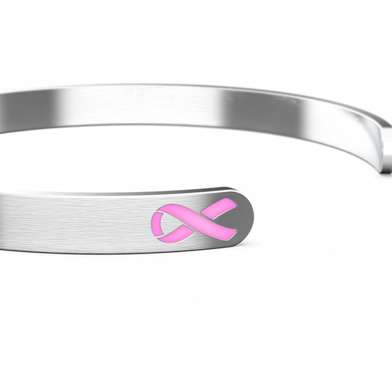 Breast Cancer Awareness Bracelet - Pink Ribbon, “I Am A Survivor ...