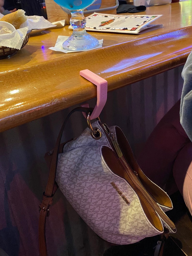 Portable Purse Hook for Table | Backpack Hanger | Made in USA | 40 Lb ...