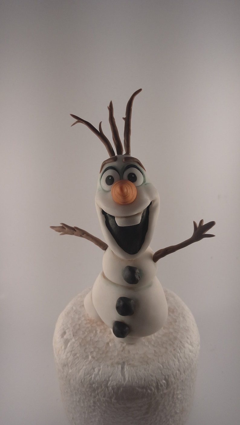 Olaf Cake Topper Handmade Edible Personalised Birthday Cake - Etsy