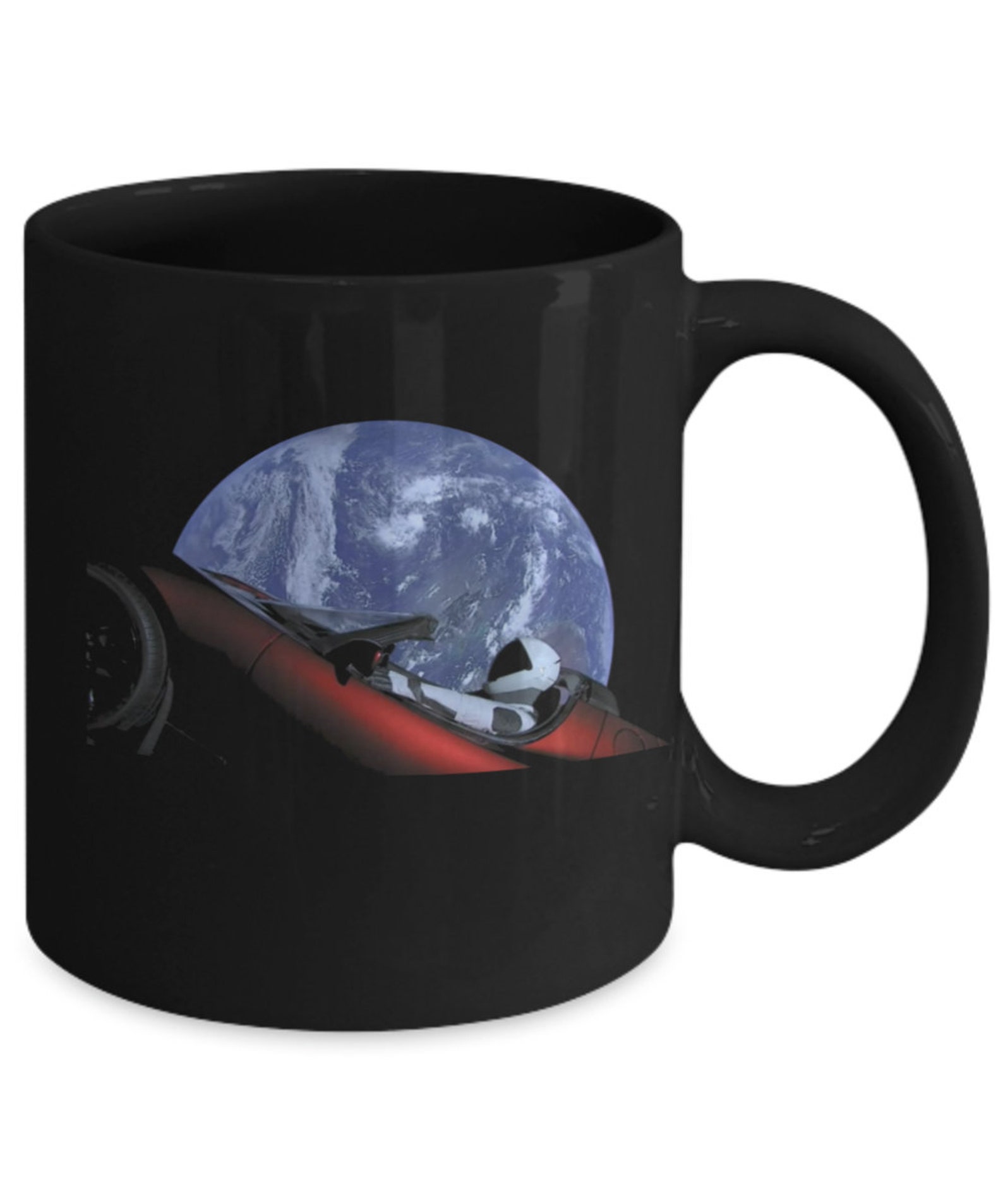 Spacex Tesla Space Man Mug Double Sided - Etsy