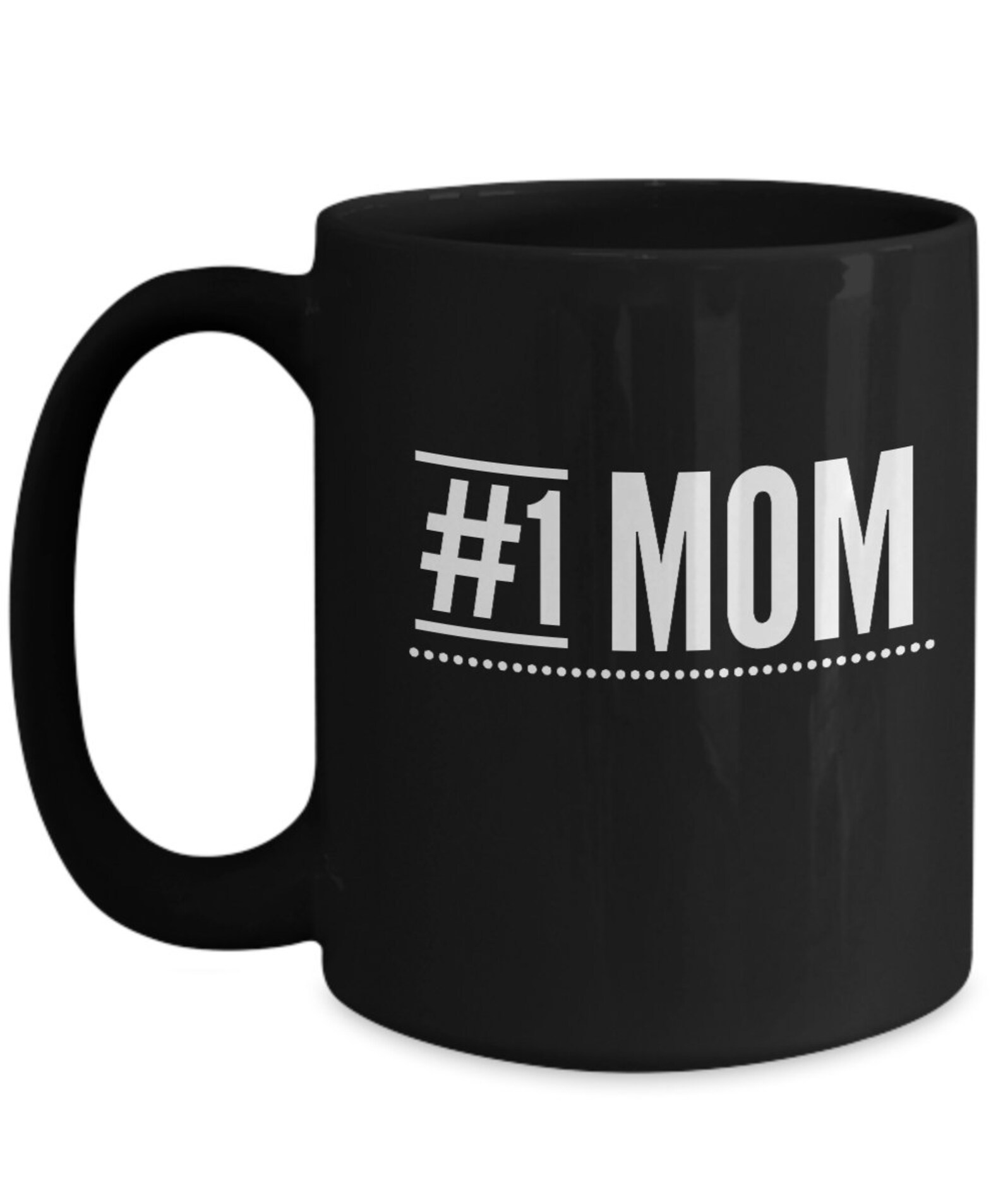 Number 1 Mom Coffee Mug Black - Etsy
