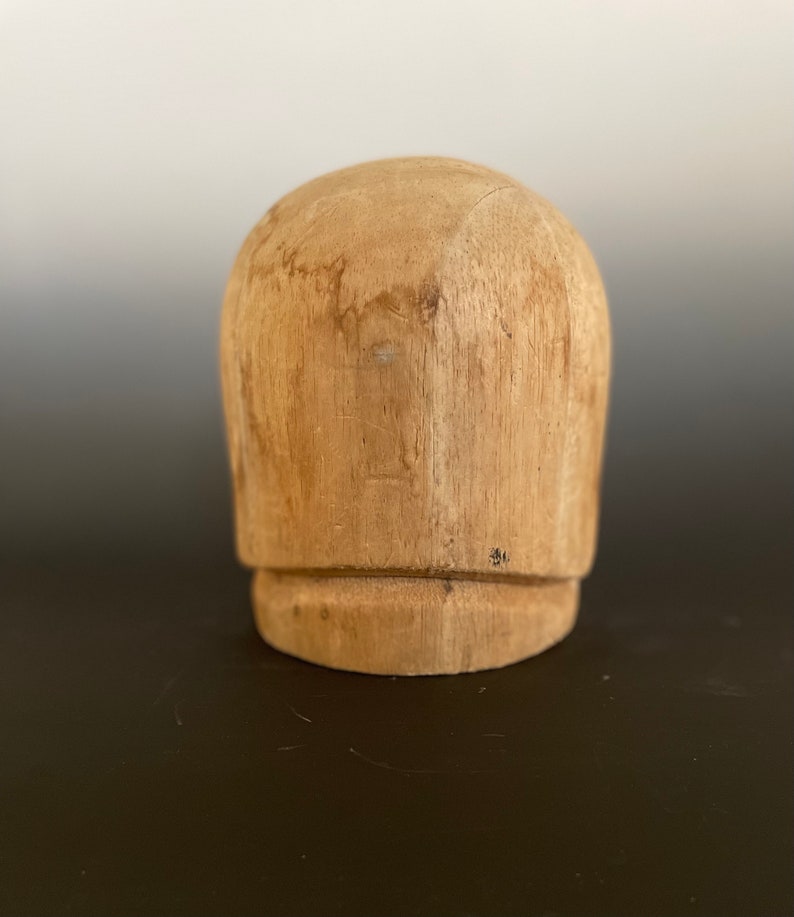 Milliner Antique Hat Form Block Balsa Wood - Etsy