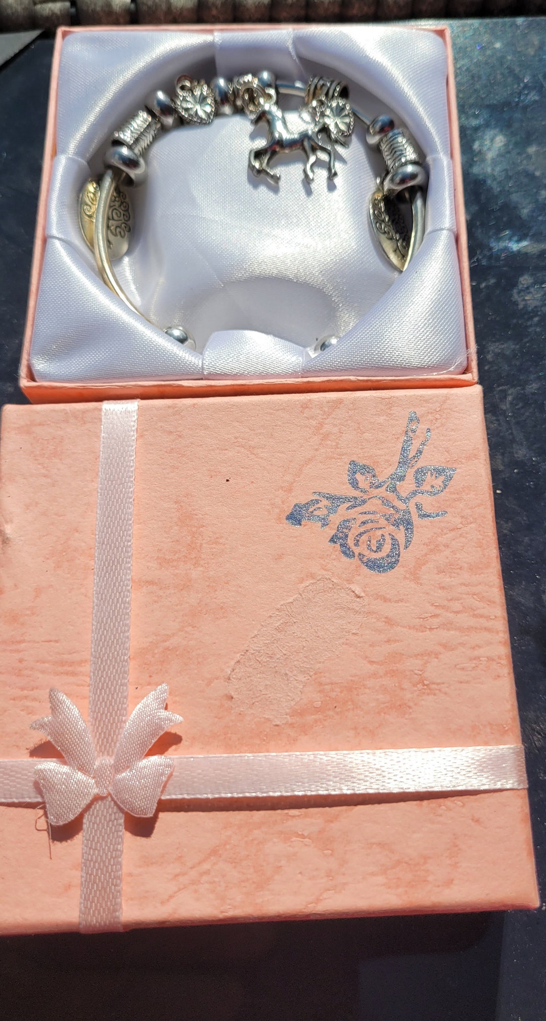 Horse Charmed Bangle With Extras - Etsy