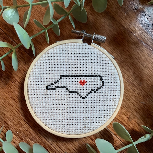 State Cross Stitch - Etsy