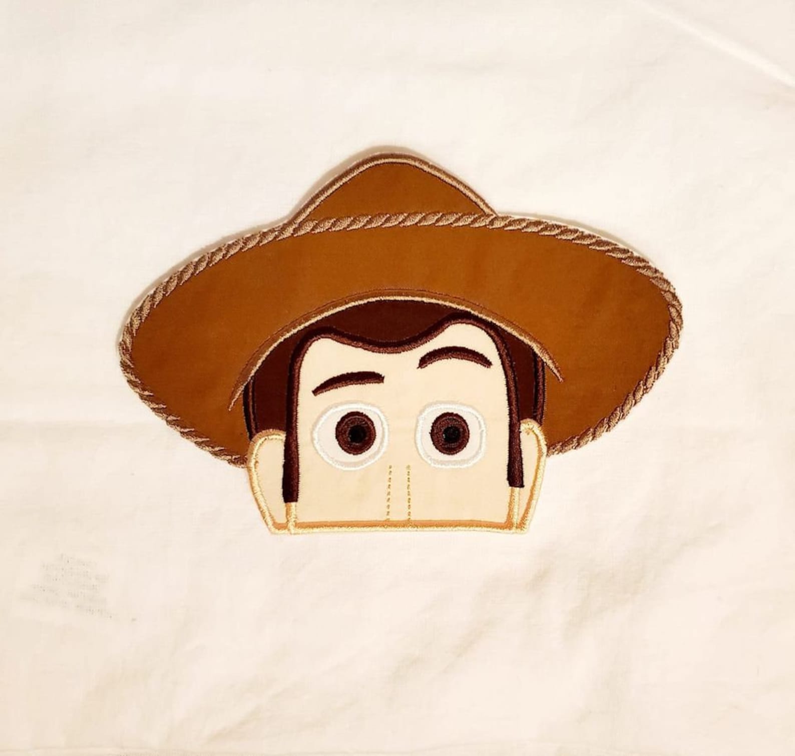 Woody Toy Cowboy Peeker Applique Design 4x4 5x7 and 6x10 Instant ...