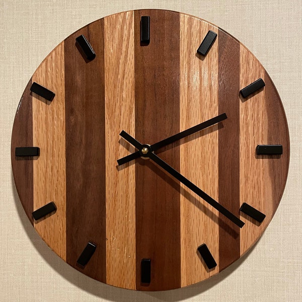 Walnut Clock - Etsy