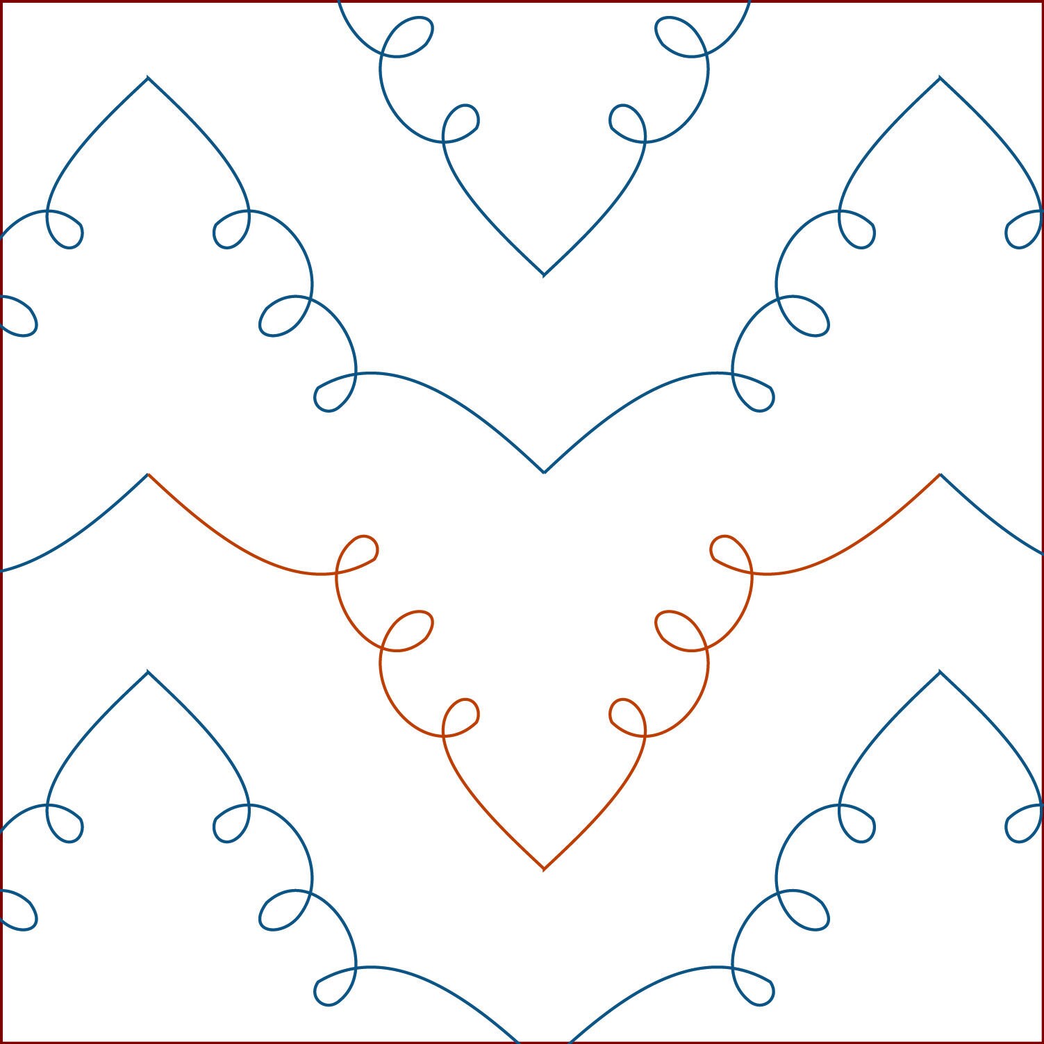 Looping Cross Hatch Digital Design for Longarms - Etsy