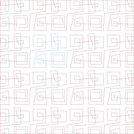 Broken Squares Digital Design for Longarm - Etsy