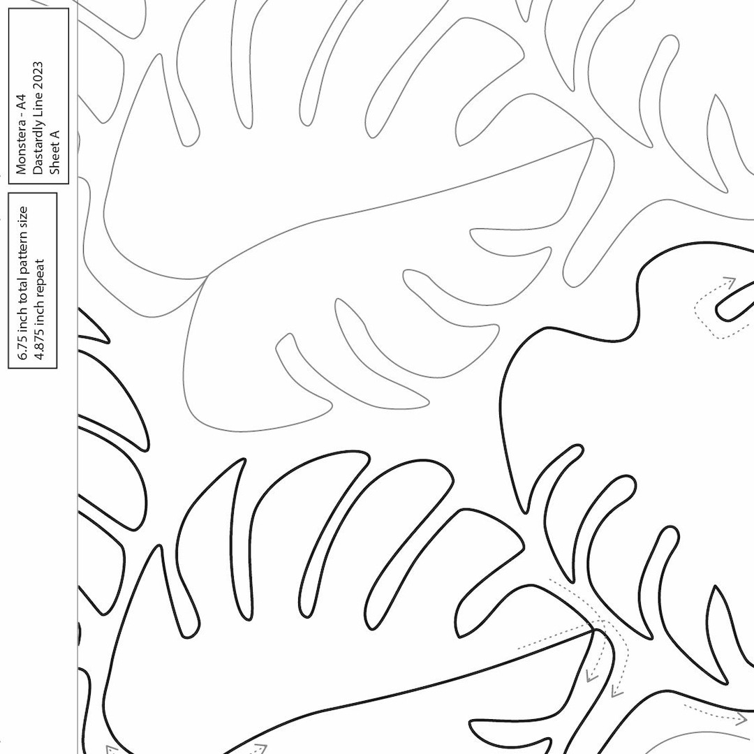 Monstera PDF Version - Etsy