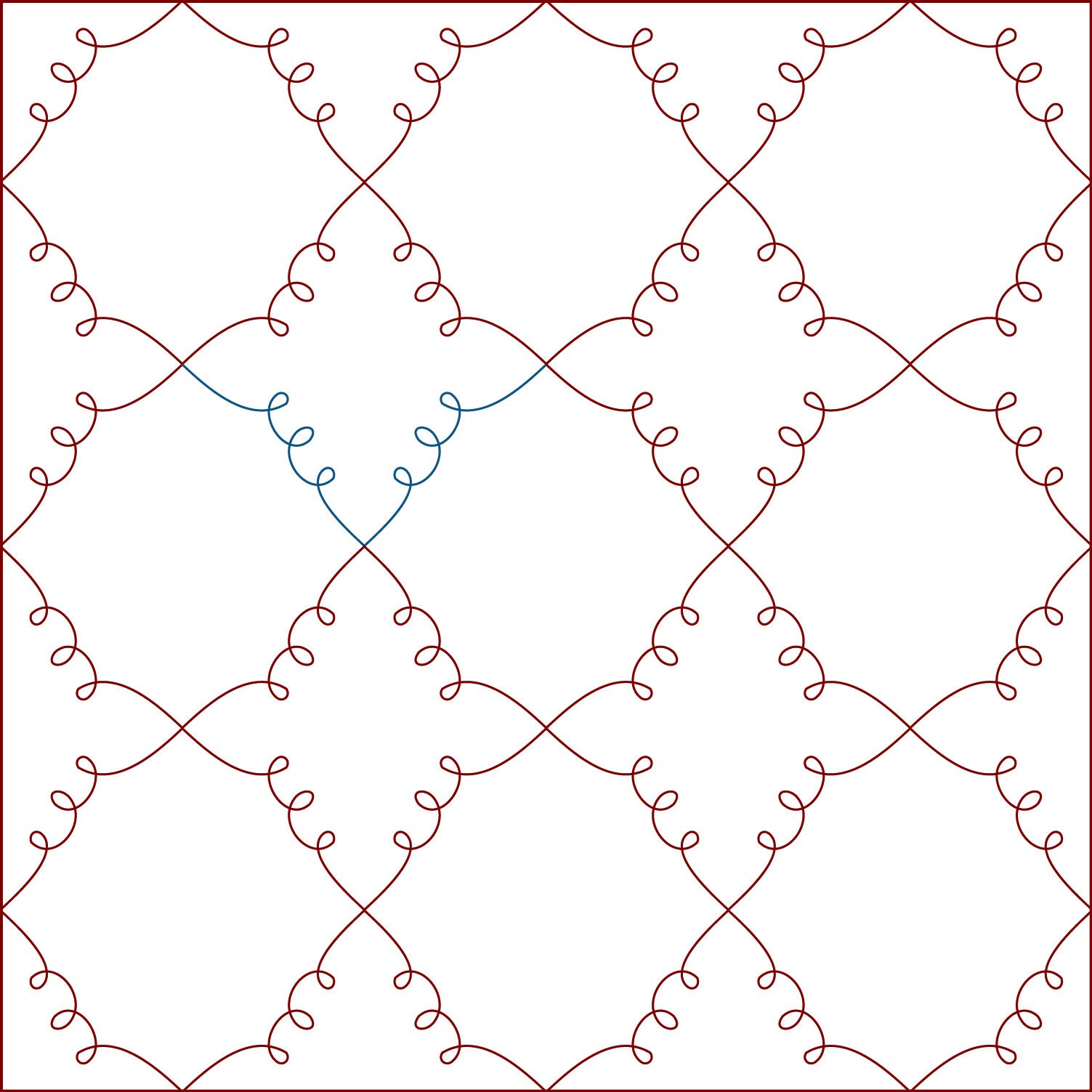 Looping Cross Hatch Digital Design for Longarms - Etsy