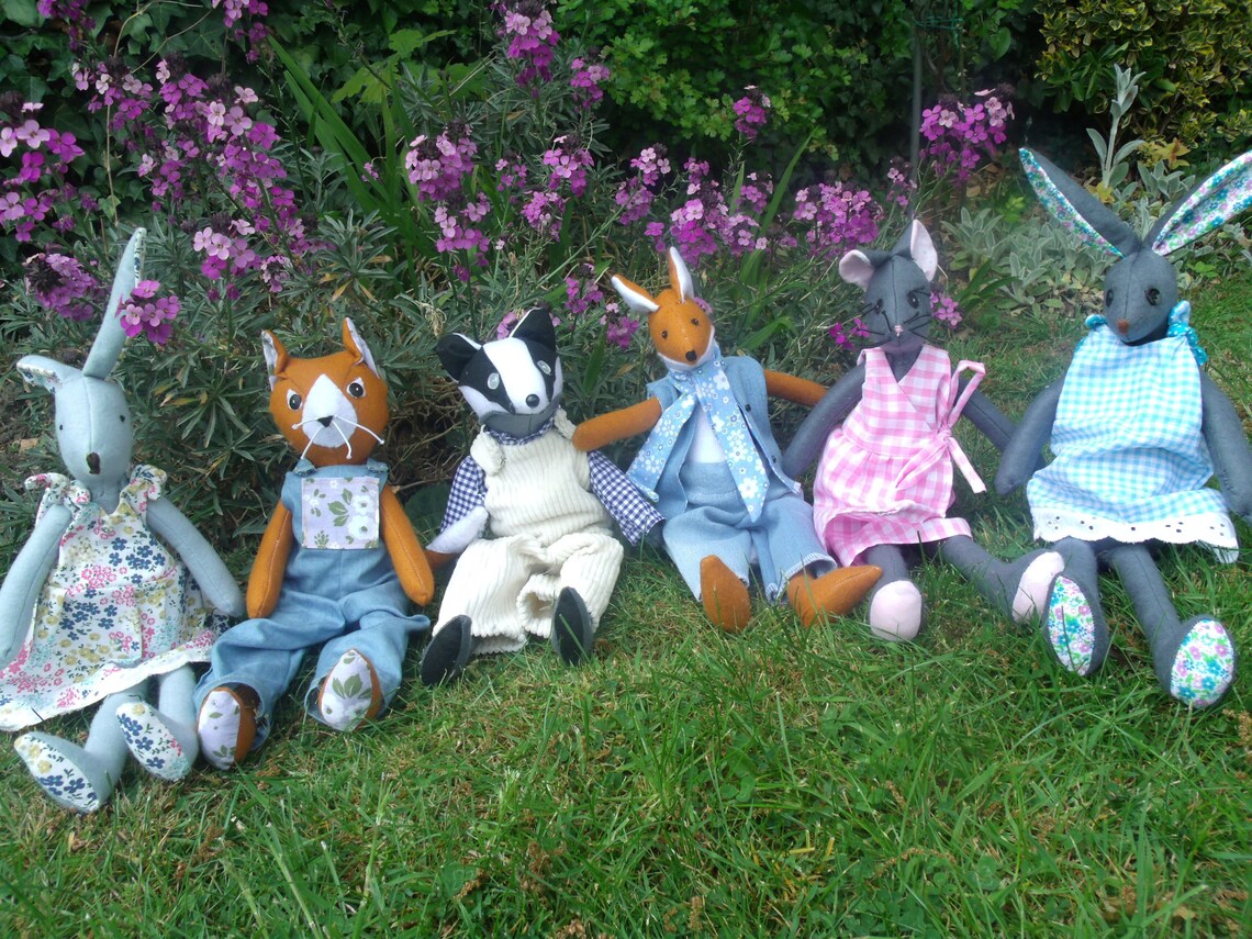 Luna Lapin Badger Luna Lapin's Friends Luna Lapin - Etsy