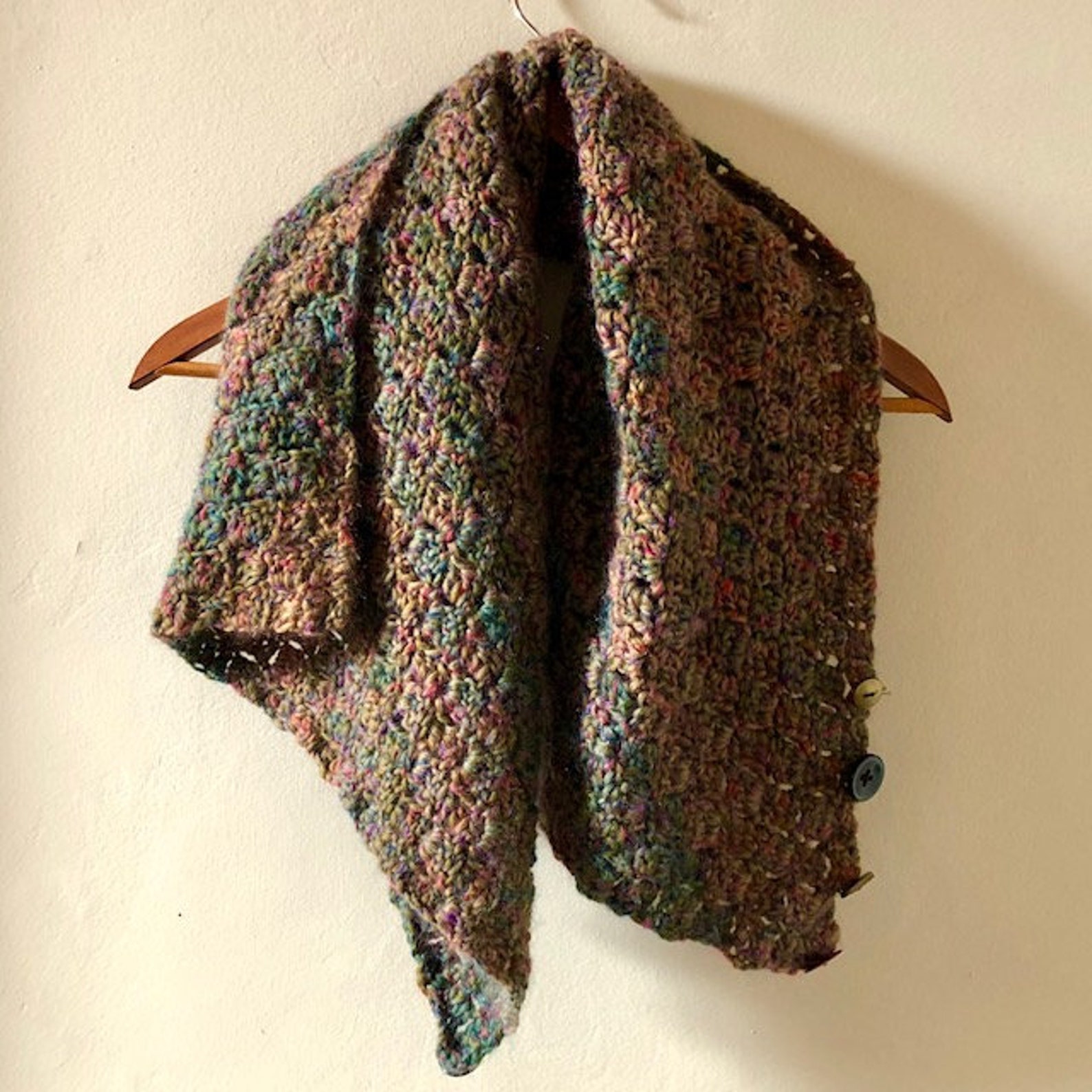 C2C Acorn Button Wrap Crochet Pattern - INSTANT DOWNLOAD - Etsy