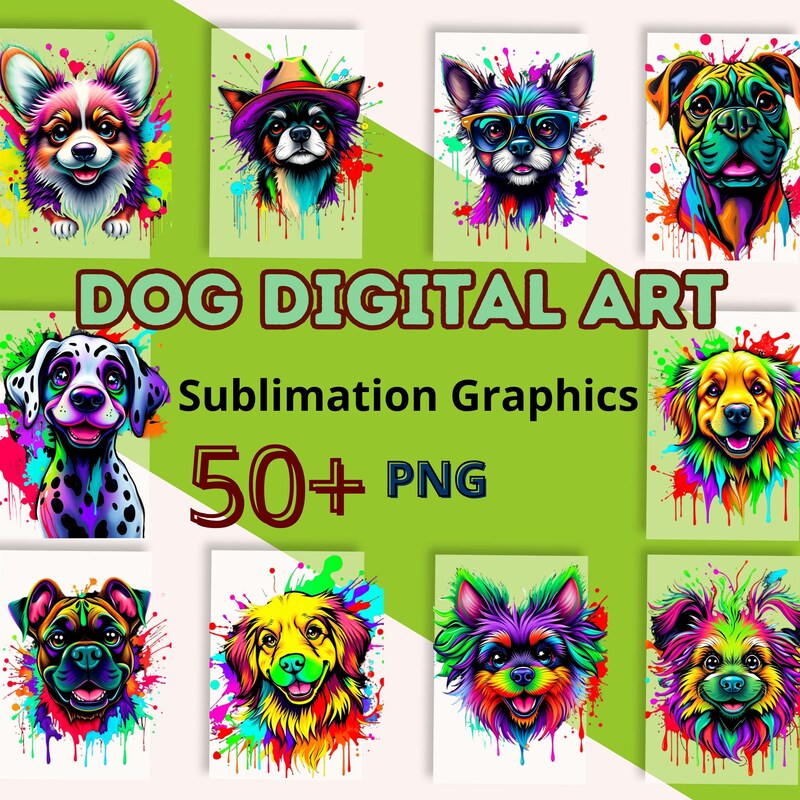 Dog Splash Painting - Etsy
